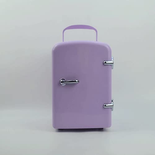 GICIVED Mini Fridge,Energy Saving Cooler And Warmer Refrigerator, Portable Personal Fridge For Office, Car, Bedroom, For Skincare, Fruit, Food