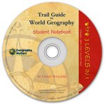 Trail Guide to World Geography Student Notebook CD-ROM (Trail Guide to Geography)