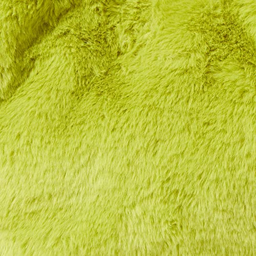 The Drop Women's Addison Soft Volume Top Handle Bag, Lime Fur, One Size