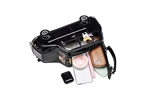 Vendula London - London Cats and Corgis Black Cab Novelty Collectible Bag w Crossbody Strap