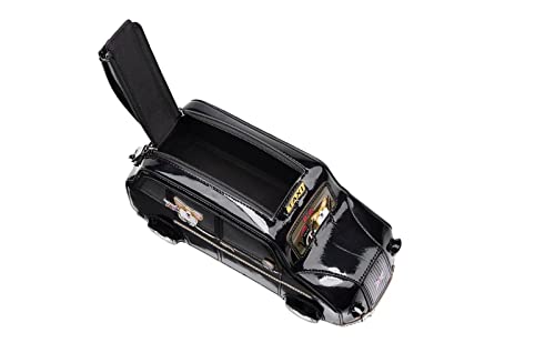 Vendula London - London Cats and Corgis Black Cab Novelty Collectible Bag w Crossbody Strap