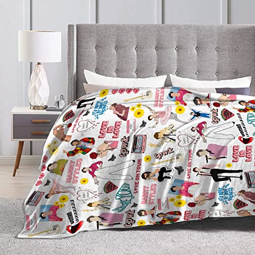 Funny Throw Blanket Ultra-Soft Flannel Blankets 60''x50'' for Sofa Bedding Living Room Gifts for Women Men Teens Adults -2