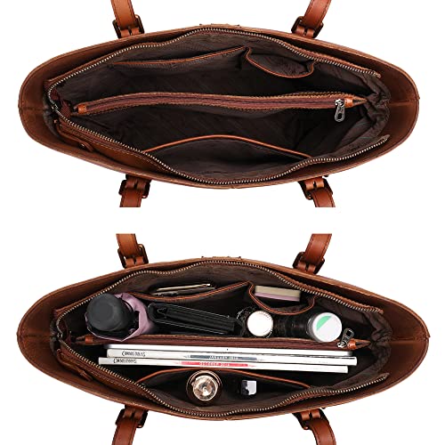 Montana West Purses and Handbags Genuine Leather Purses for Women Hobo Bags Shoulder Tote Purse MWG04-G9068BR