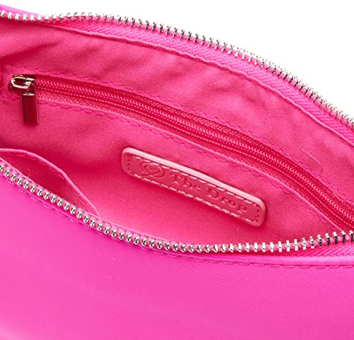 The Drop Women's Melanie Small Shoulder Bag, Hot Pink Nylon, One Size
