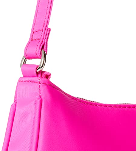 The Drop Women's Melanie Small Shoulder Bag, Hot Pink Nylon, One Size