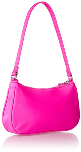 The Drop Women's Melanie Small Shoulder Bag, Hot Pink Nylon, One Size