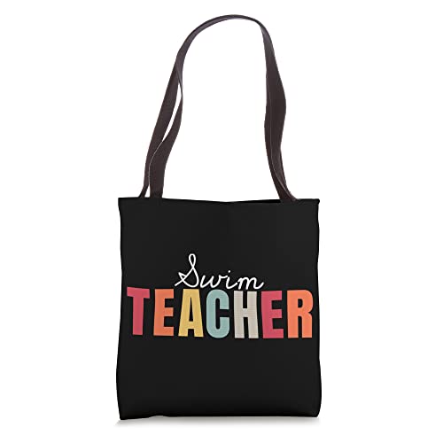 Swim Teacher Life Back To School First Day Appreciation Tote Bag