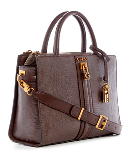 GUESS Ginevra Elite Society Satchel, Brown