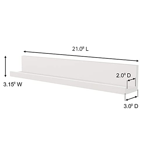 CommandCommand Picture Ledge, Damage Free Hanging Floating Shelf & 10 Lb XL Heavyweight Wall Hook, Damage Free Hanging Wall Hook with Adhesive Strips