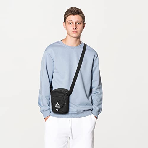 G4Free Small Crossbody Bag RFID Side Shoulder Cell Phone Bag Mini Wallet Purse For Men, Women(Black)