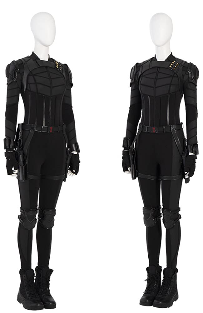 Yelena Belova Costume Jacket Vest Women Black Agent Soldier Natasha Widow Cosplay Halloween Outfits (Small, Style 4)
