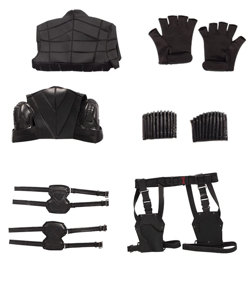 Yelena Belova Costume Jacket Vest Women Black Agent Soldier Natasha Widow Cosplay Halloween Outfits (Small, Style 4)