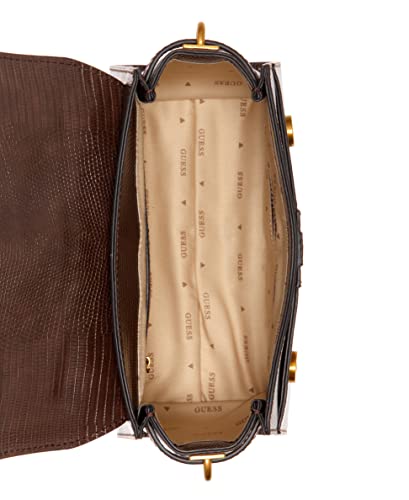 GUESS Ginevra Top Handle Flap, Brown