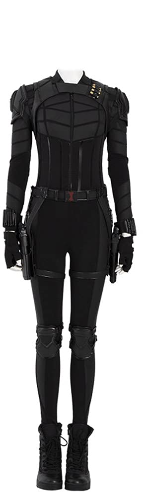 Yelena Belova Costume Jacket Vest Women Black Agent Soldier Natasha Widow Cosplay Halloween Outfits (Small, Style 4)