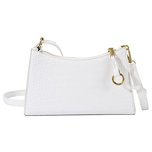 sembook Shoulder Bag For Women Crossbody Purse Clutch Crossbody Small (White)