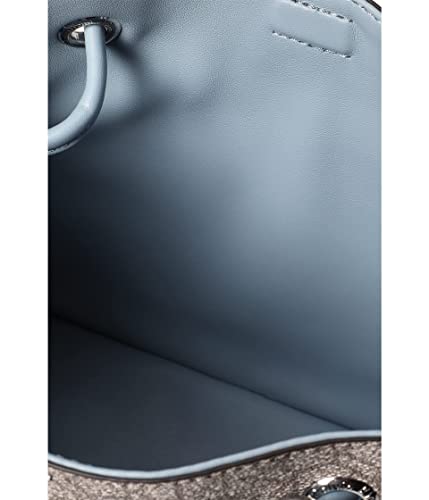 Calvin Klein Gabrianna Painterly Logo Mini Tote Crossbody Mini Textured Almond/Taupe/Cloud One Size