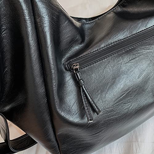Shoulder Bags Women's Big Design Shopper Tote Bags Large Capacity Hobos Bag Lady Soft Leather Messenger Handbag