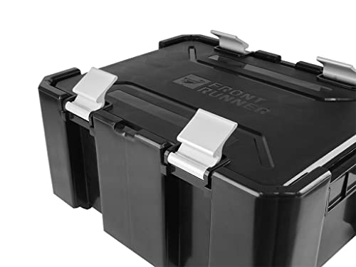 Front Runner Wolf Pack Pro Stackable Home Storage Box, Impact-Resistant, Water and Dust Resistant, Great for Storing Emergency Supply Storage, Seasonal Gear and other Household Items (Black)