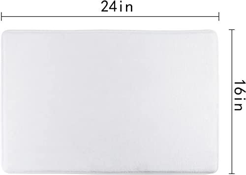 Nichpedr Welcome Rectangular Door Mat White Sand Star Fish Shells Entrance Way Rugs Doormats Soft Non-Slip Washable Bath Rugs Floor Mats for Home Bathroom Kitchen 16x24 Inch