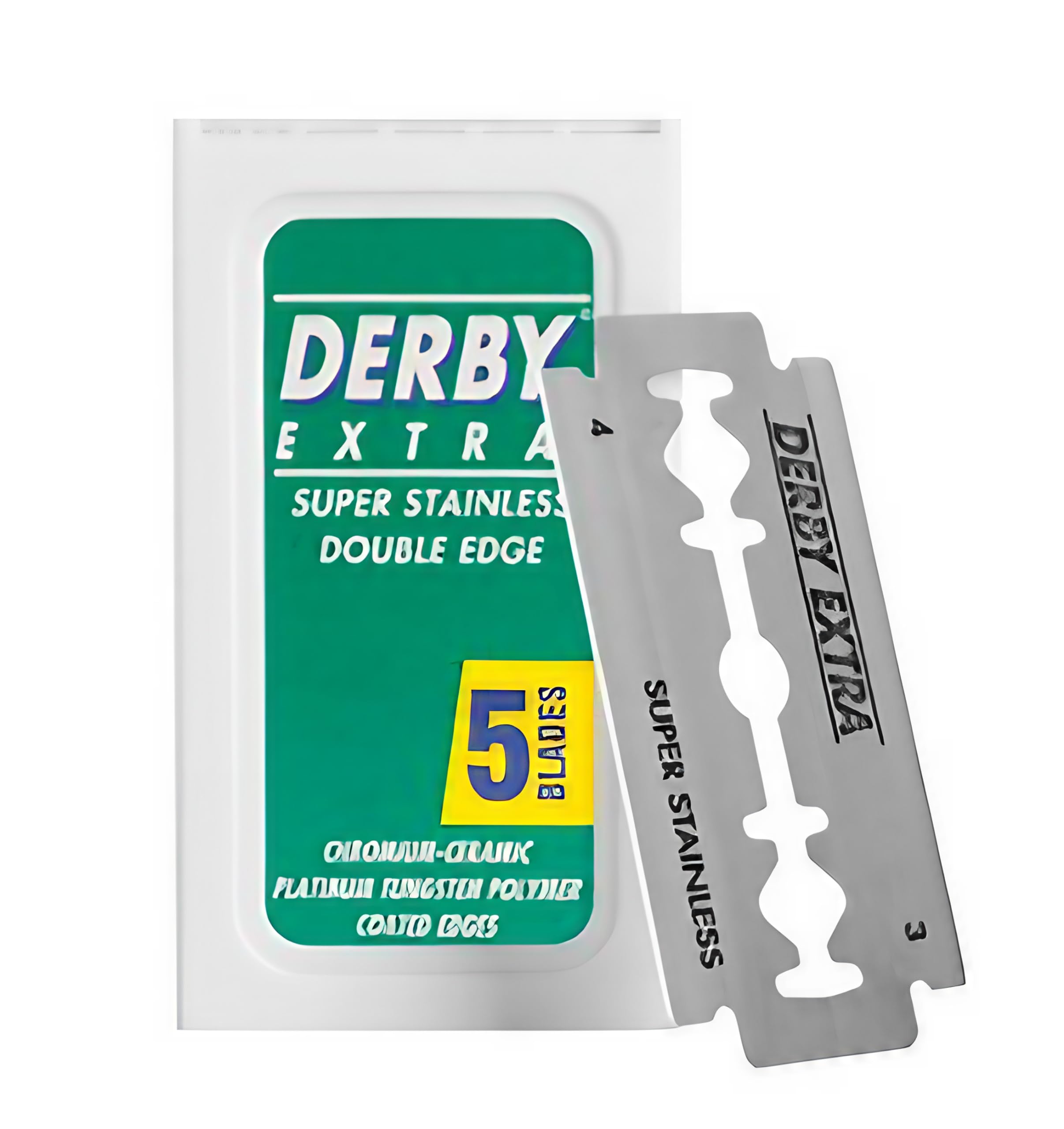 100 "Derby Extra Professional" Double Edge Razor Blades for straight razor