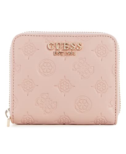 GUESS La Femme Small Zip Around Wallet, Pale Rose
