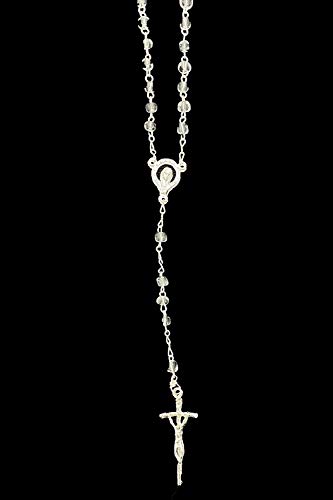 Baptism Candle Set for Boys Girls - Baptism Set Catholic with Candle - Velas para Bautizo de Niño Set Niña (Silver)