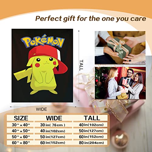 FHNTNH Ultra Soft Throw Blanket Cozy Warm Flannel Blanket All Season Bedding for Sofa Bed Room Decoration Gift 60x50 Inch
