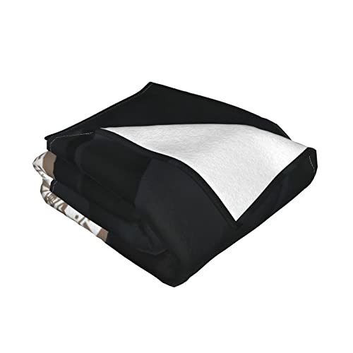Millikin University Logo Flannel Throw Blanket, 60x50 Inches Soft Blanket for Couch, Cozy, Warm ,All Season.