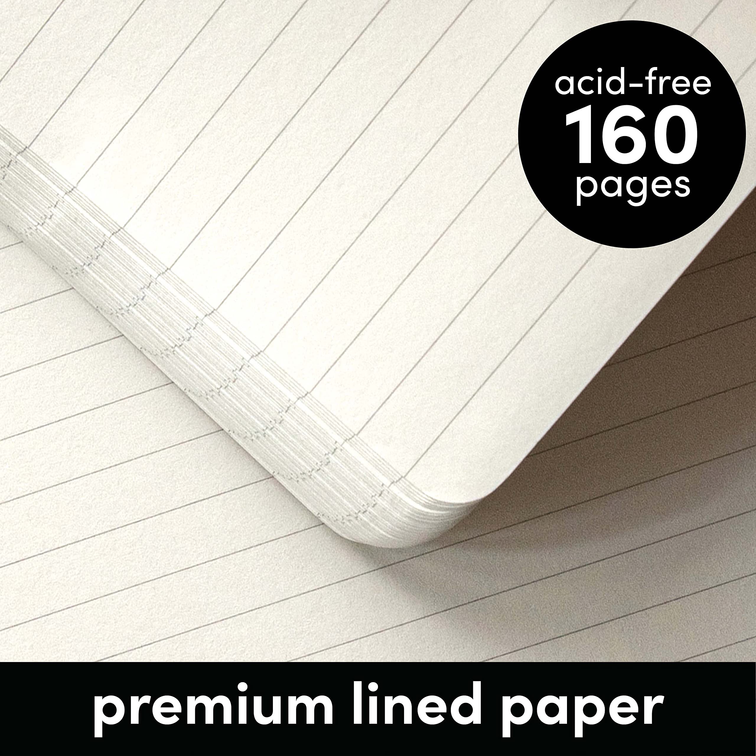 PAPERAGE Lined Spiral Journal Notebook, (Burgundy), 160 Pages, Medium 5.5 inches x 8 inches - 100 GSM Thick Paper, Hardcover, Double-Wire Spiral Journal & Notebook