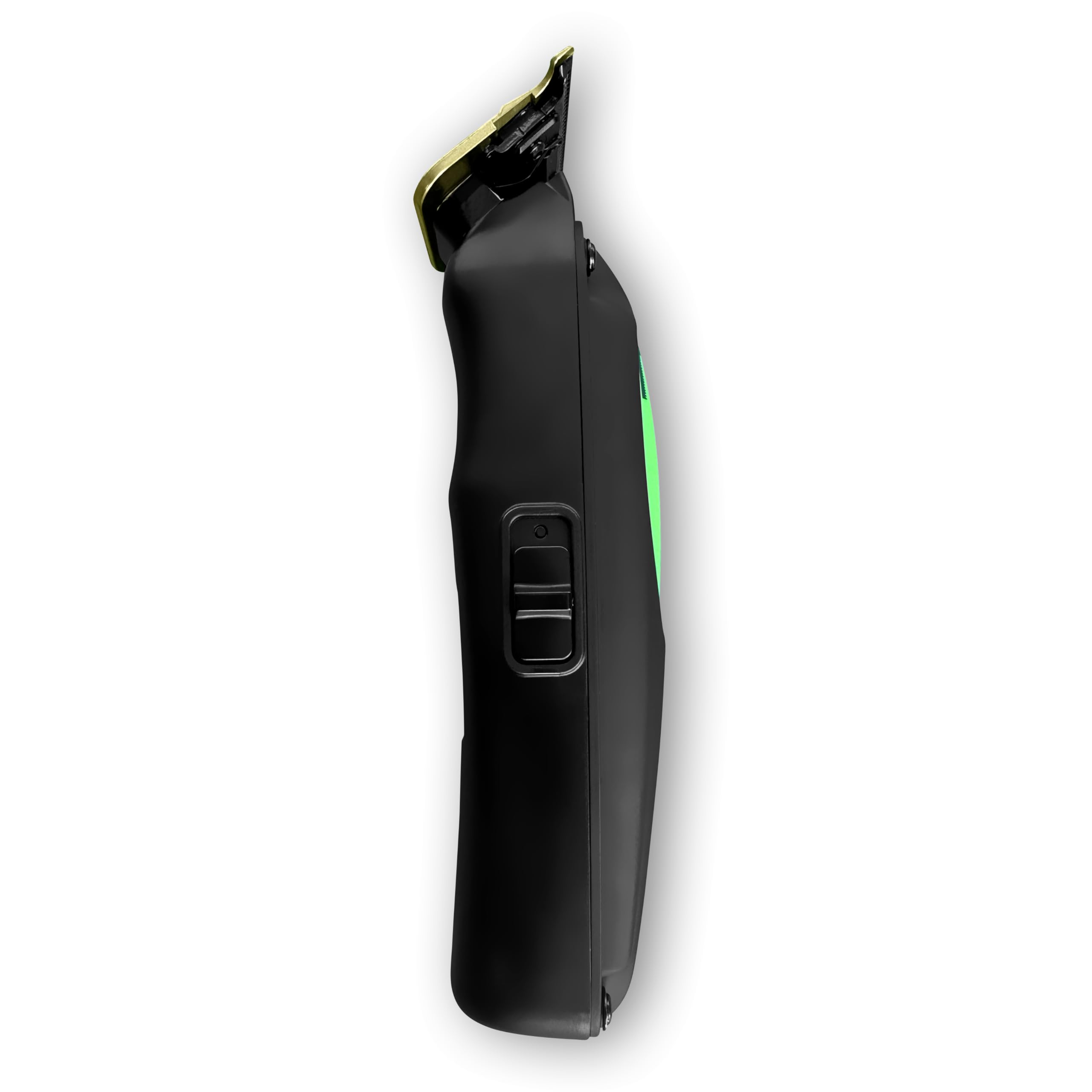 TPOB Troll with Psycho Blade Gold Professional Barber Trimmer 7000 RPM Super Torque Motor Perfect for Professional Haircuts and Beard Trims (Black/Green Trimmer)