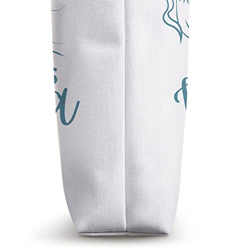 All I need is vitamin Sea girl long hair waves fish Tote Bag