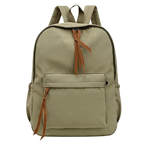 Black Backpack School Starts Season Fashion Women Girl Student Zipper Solid Color School Bag Mini Backpack
