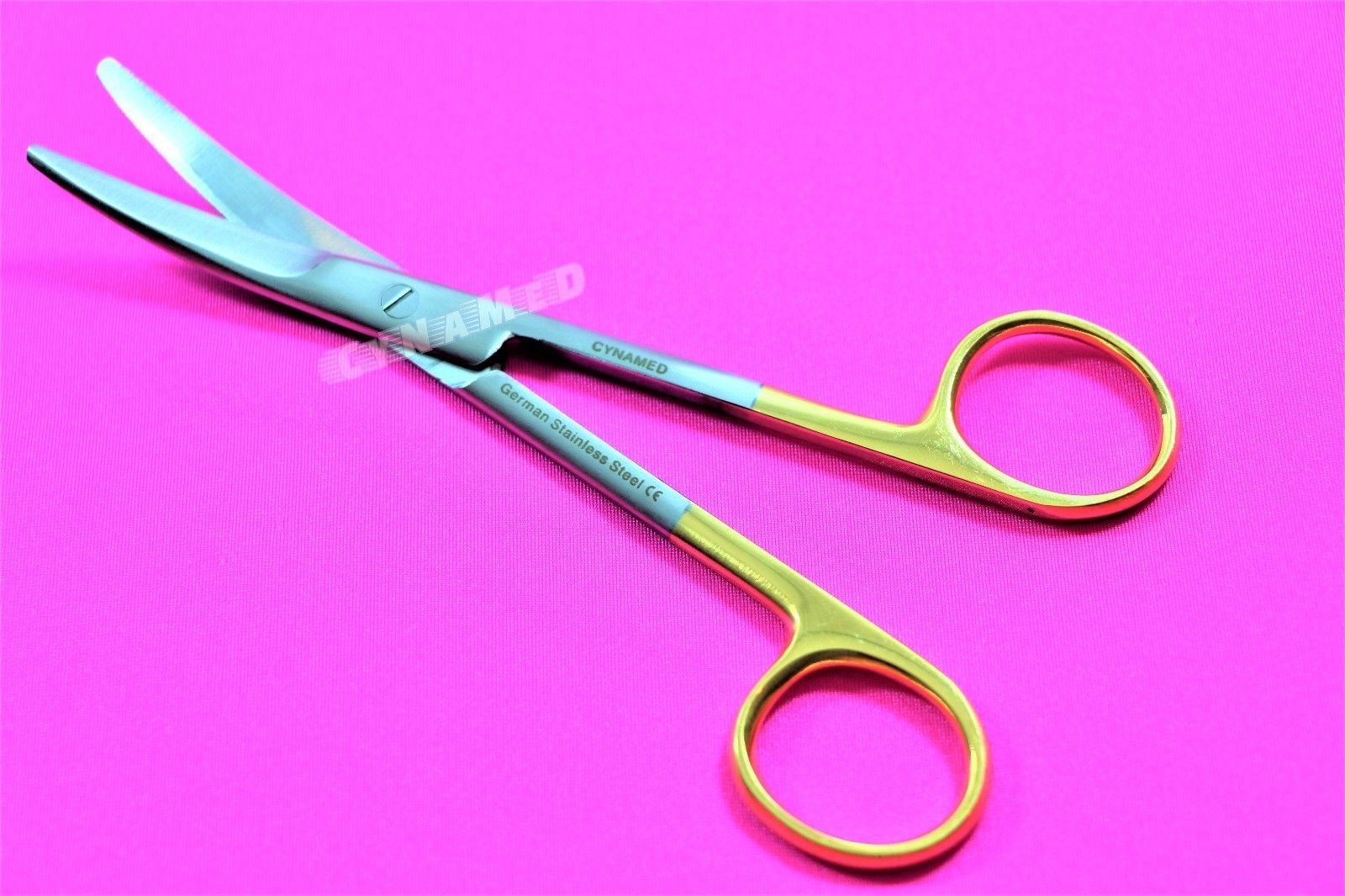 New Premium German Quality 1 EA Surgical Operating Medical Mayo Scissors Curved 5.5 inches CYNAMED
