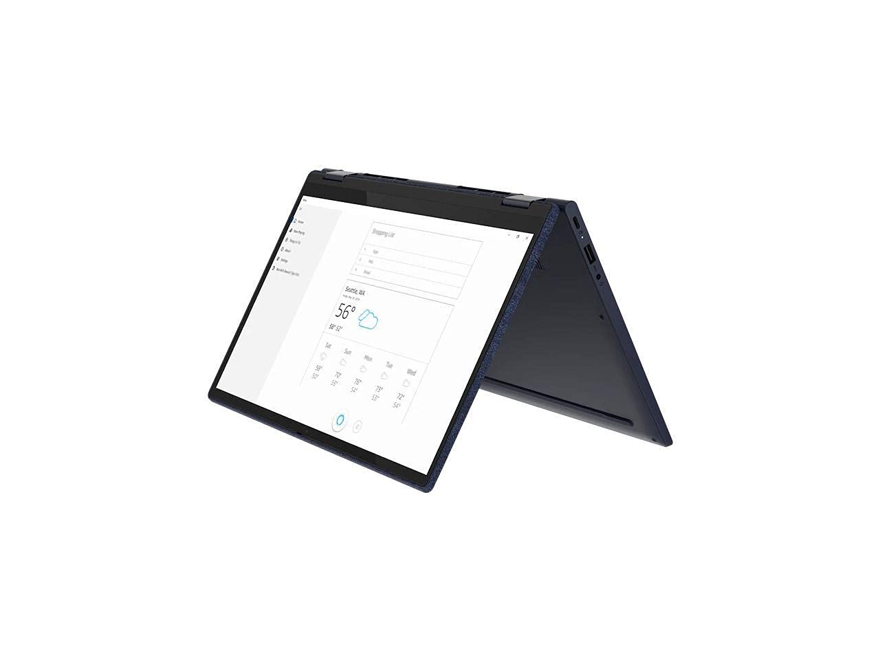 Lenovo Yoga 6 13ALC6 82ND0001US 13.3" Touchscreen 2 in 1 Notebook - Full HD - 1920 x 1080 - AMD Ryzen 7 5700U Octa-core (8 Core) 1.80 GHz - 16 GB RAM - 1 TB SSD - Abyss Blue