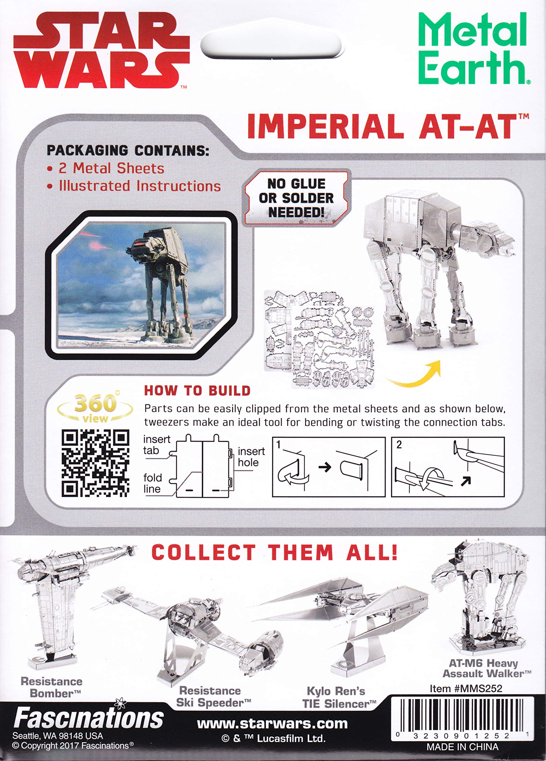 Fascinations Metal Earth Star Wars: AT-AT Model