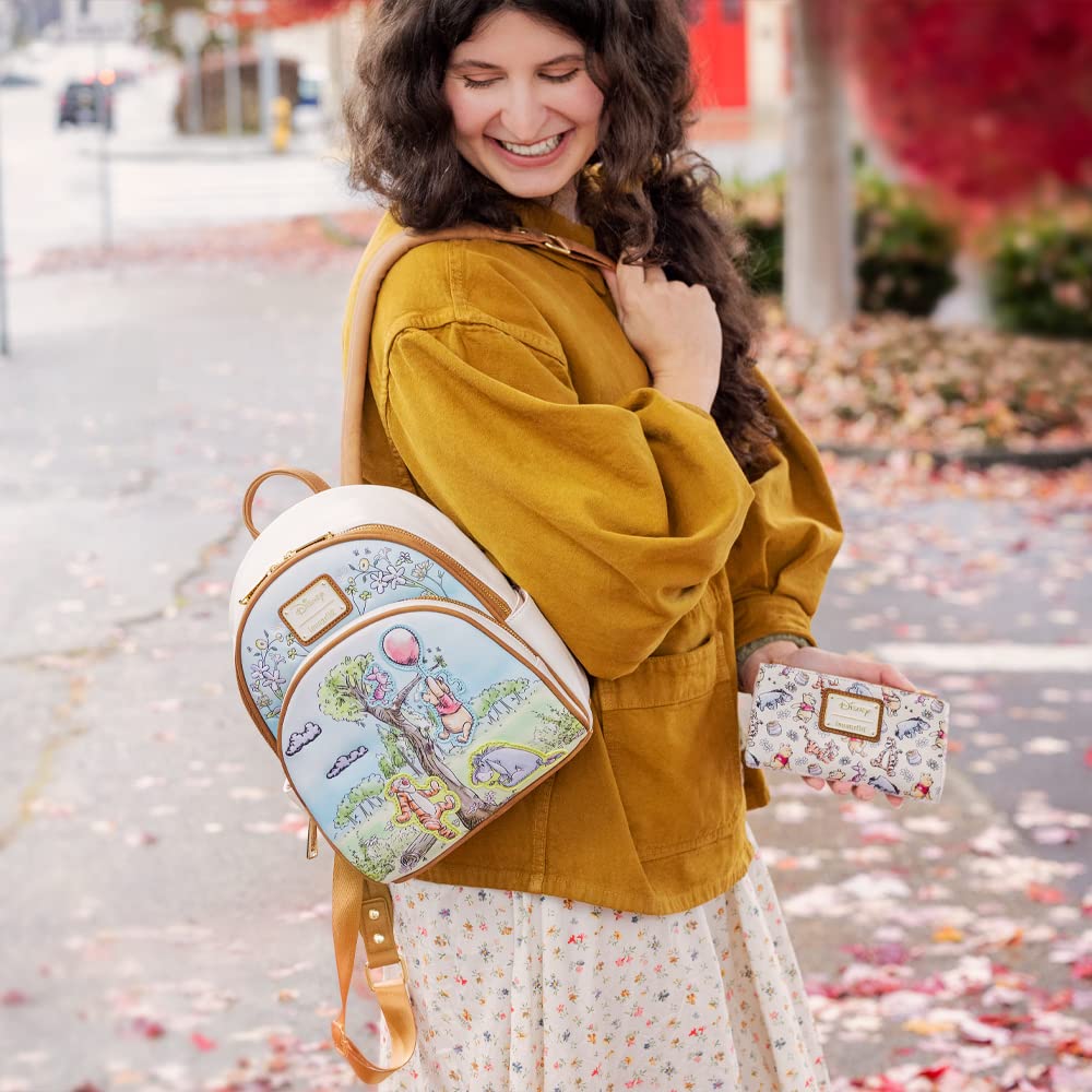 Loungefly Disney: Winnie The Pooh - Sketch Art Backpack, Amazon Exclusive, Multicolor