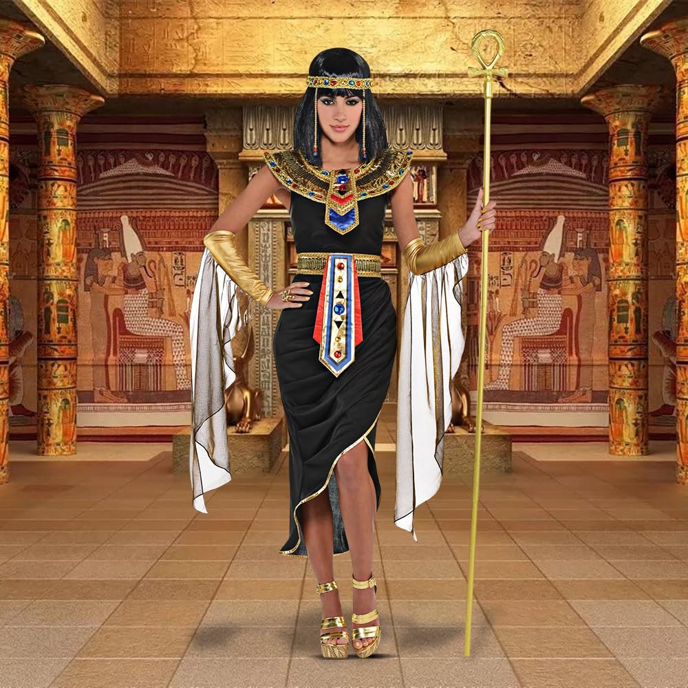 Amscan 847814 Adult Egyptian Queen Cleopatra Costume, Small Size