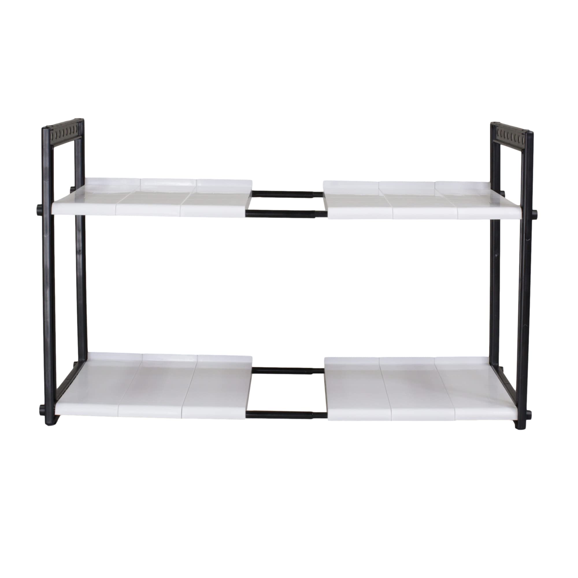 Bee Neat Under Sink Shelf Organizer for Bathroom or Kitchen - Kitchen Under Sink Organizers and Storage - 2 Tier Expandable Cabinet Storage