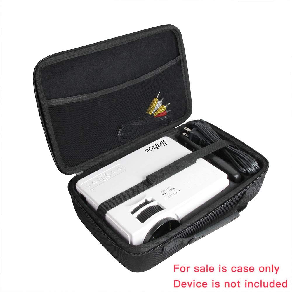 Hermitshell Travel Case for Jinhu Projector 2021 Upgrade 7500L / Jinhu Mini Video Projector 6500 Brightness 1080P Supported Portable Outdoor Movie Projector