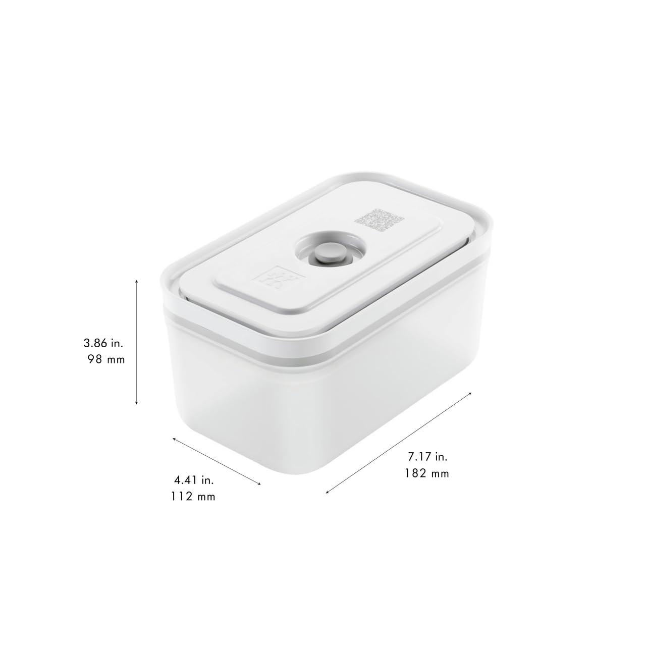 ZWILLING Fresh & Save 3-pc Assorted Sizes Food Storage Container, Meal Prep Container, BPA-Free