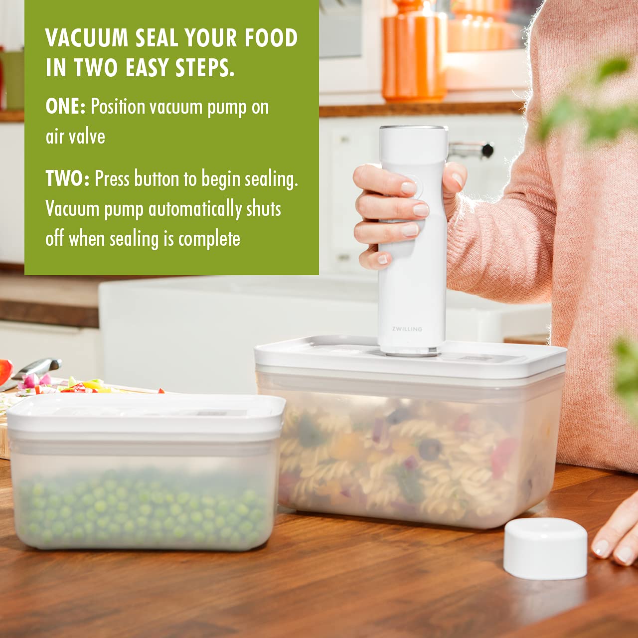 ZWILLING Fresh & Save 3-pc Assorted Sizes Food Storage Container, Meal Prep Container, BPA-Free