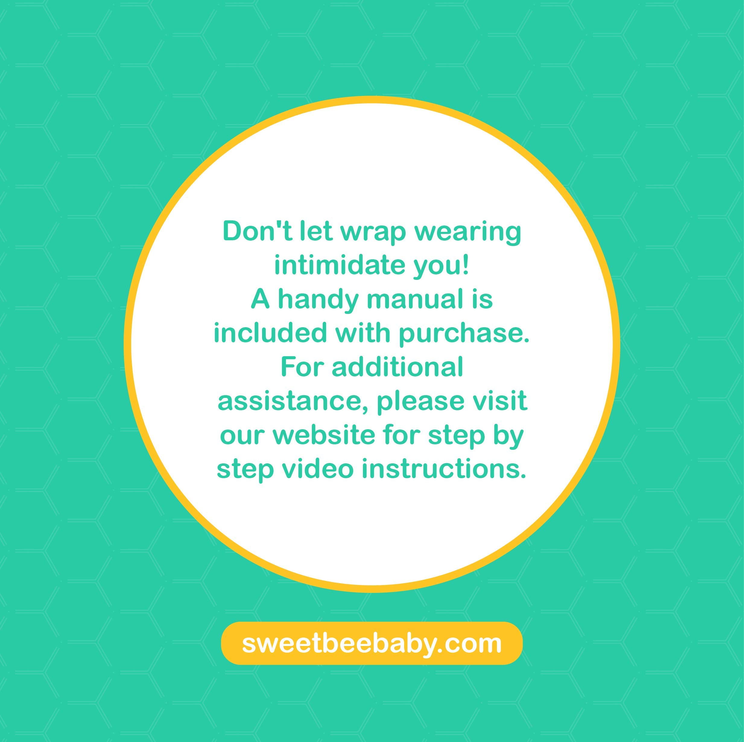 Lightweight Baby Wrap - Natural and Breathable Babywearing Carrier Sling for Babies, Infants, & Newborns by sweetbee