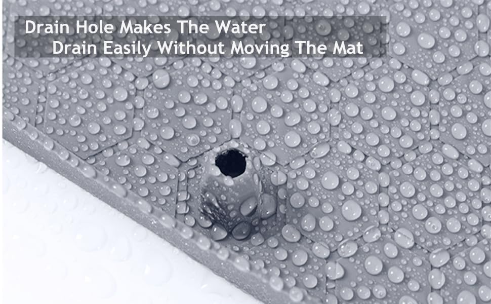 Under Sink Mat - 34" x 22" Waterproof Under Sink Kitchen Cabinet Mat with Drain Hole,Kitchen Bathroom Cabinet Floors Mat,Silicone Under Sink Mat,Flexible Under Sink Mats