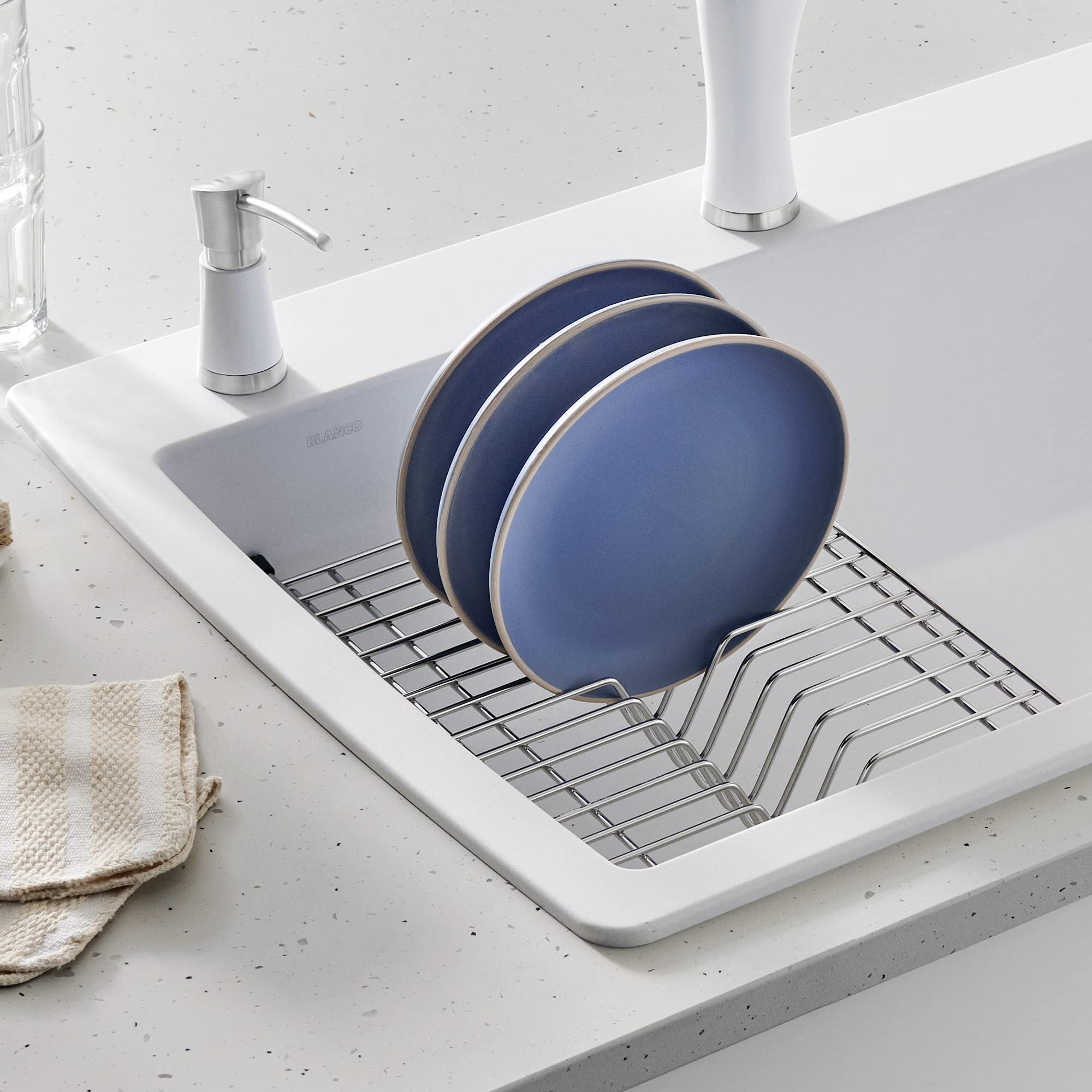 BLANCO 236431 Diamond Dish Rack, Stainless Steel