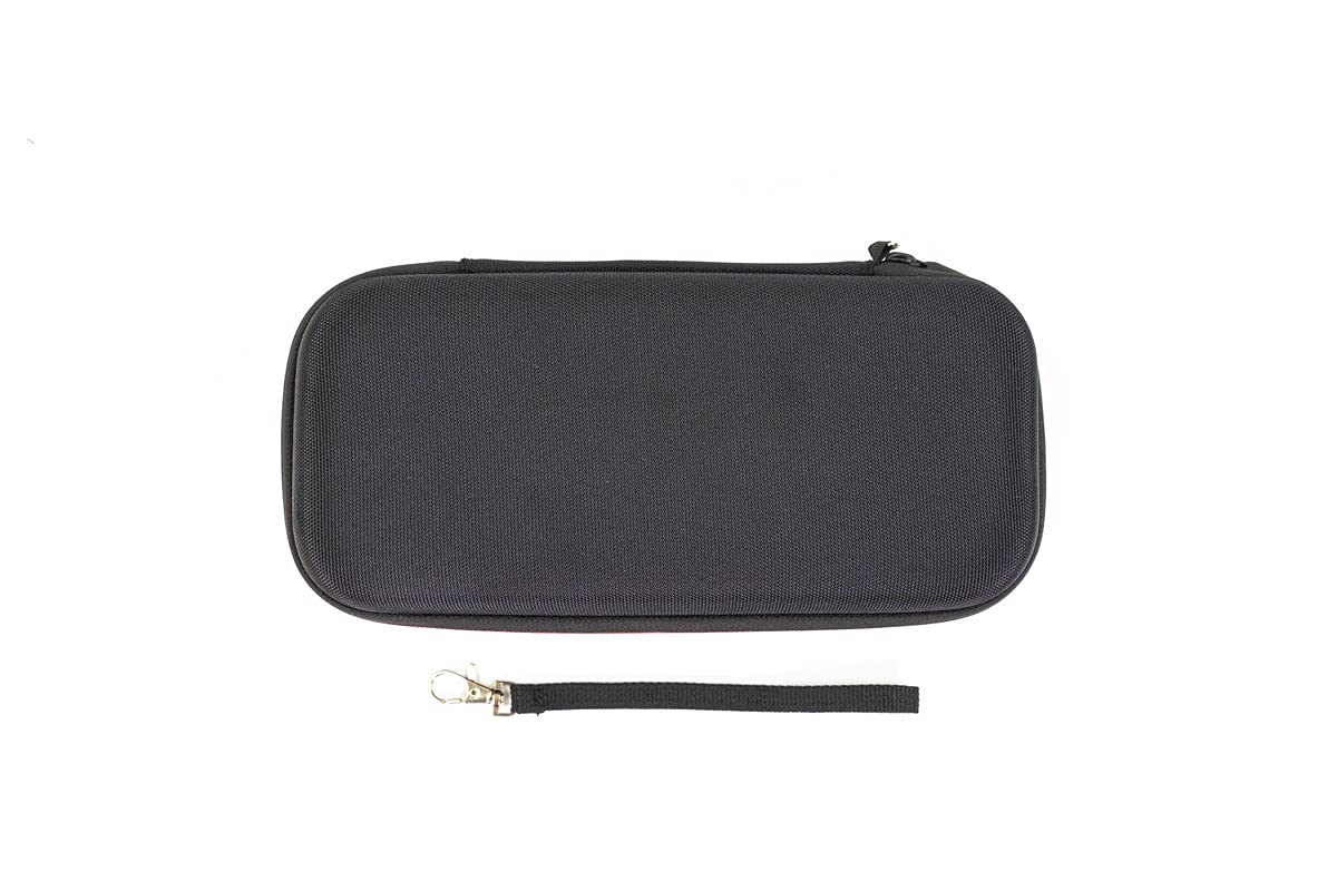 Switch Case for NS, Hard Shell Protective Case for Travel with Game Storage Slots NS (Black, 10.2x4.8x1.5)