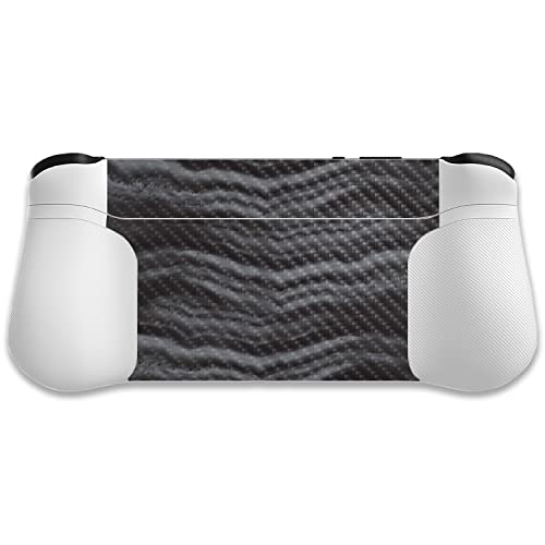 MightySkins Carbon Fiber Skin Compatible with Logitech G Cloud Gaming Handheld - Smoky Quartz | Protective, Durable Textured Carbon Fiber Finish | Easy to Apply | Made in The USA