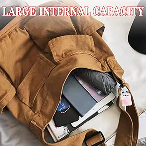 Crossbody Bags for Women Fashion Solid Color Houlder Bag With Adjustable Strap Large Capacity Anti-Theft Zipper Satchels Bags, Green