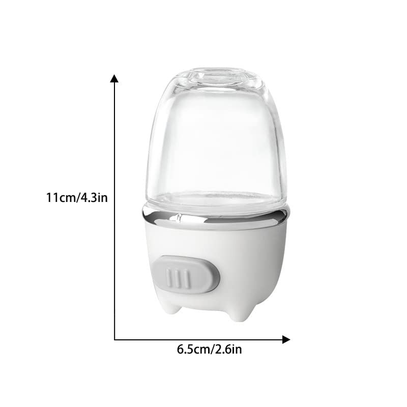 Salt Jar Salt Shaker ABS + high borosilicate glass Container Salt Salt