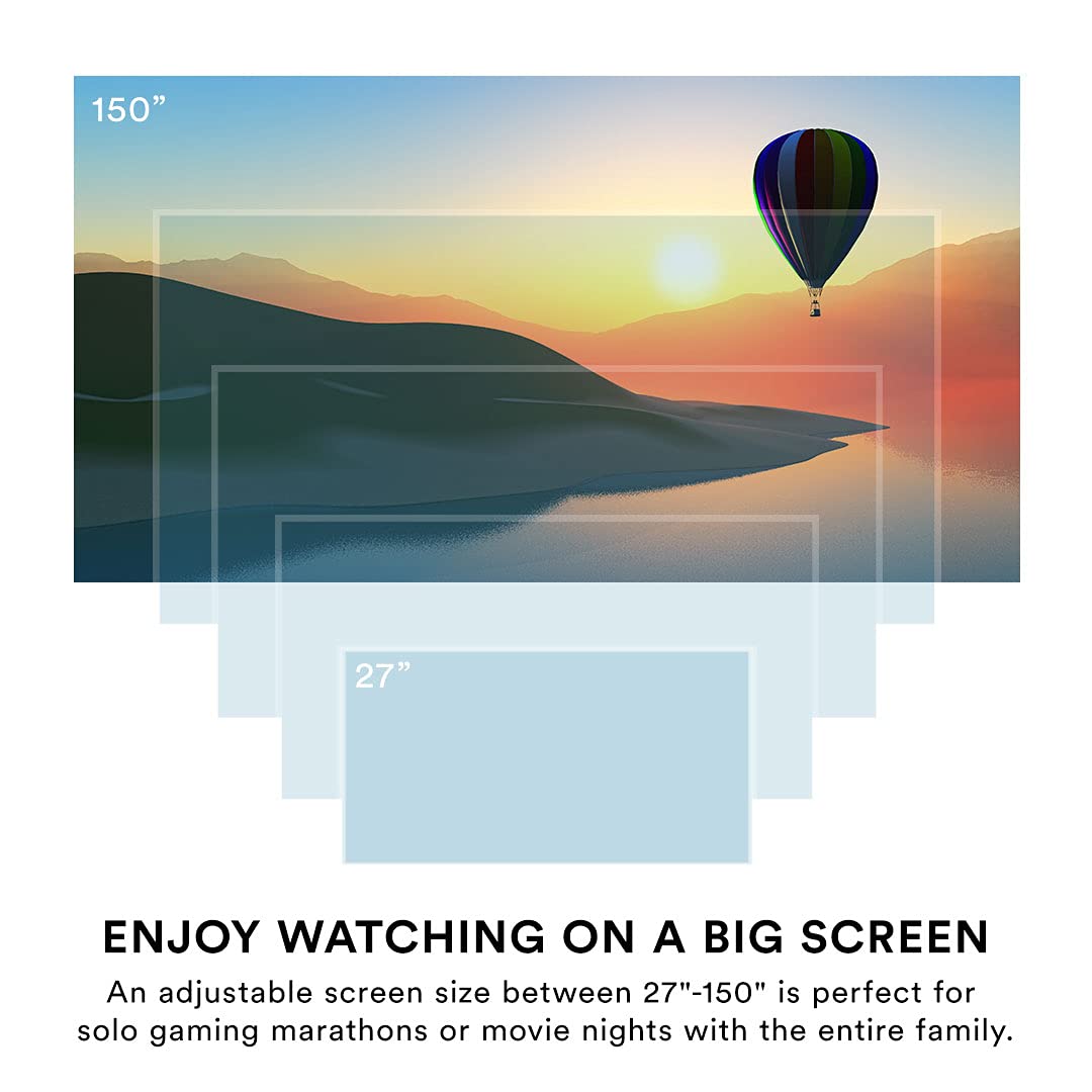 HD Portable LCD Home Theater Video Projector, Supports up to 1080P, by Core Innovations