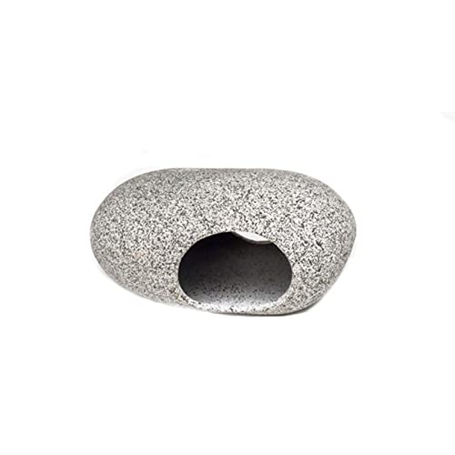 ZAINEE Fish Tank Decor, Cave Aquarium Decoration Breeding Shelter Rock Stone Fish Tank Decoration (Size : B)